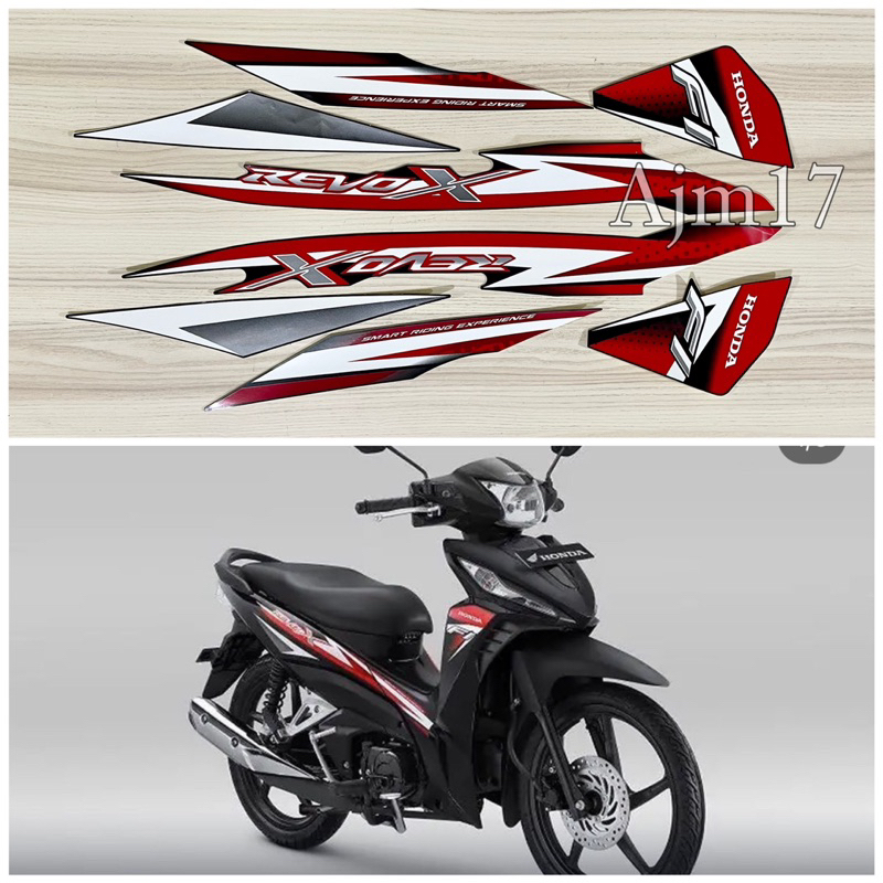 Jual STIKER STRIPING REVO X 2023 HITAM QUANTUM BLACK | Shopee Indonesia