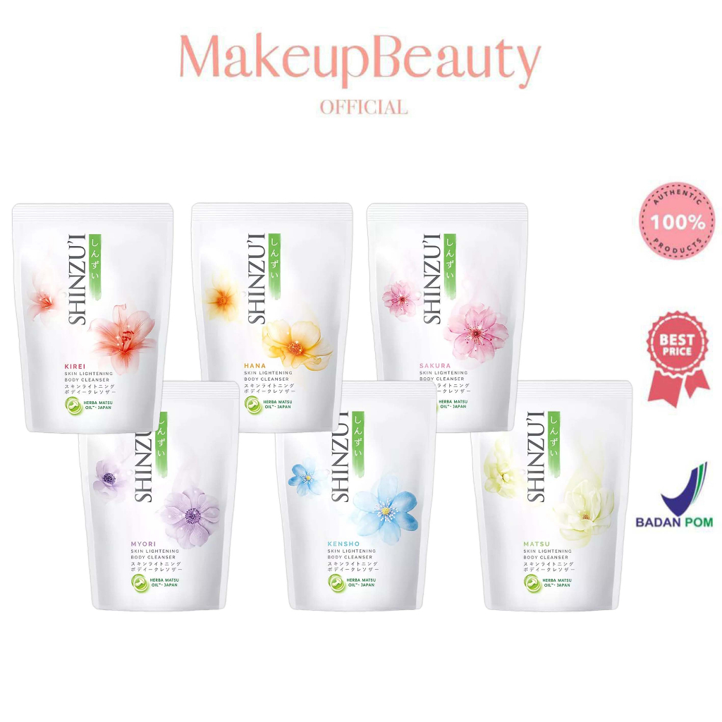Jual SHINZUI Sabun Cair Skin Lightening Body Cleanser Refill 400ml ...