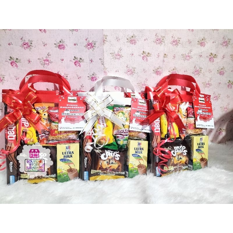 Jual Parcel Ultah anak || Parcel snack susu UHT || Paket ultah surabaya ...