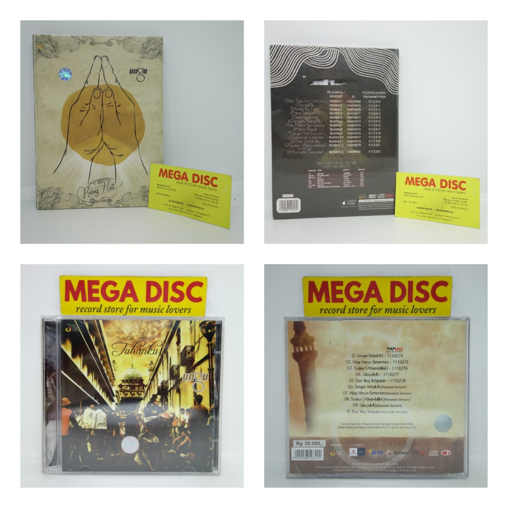 Jual CD Ungu Album Audio Lagu Musik Indonesia - Cek Varian / Barcode ...