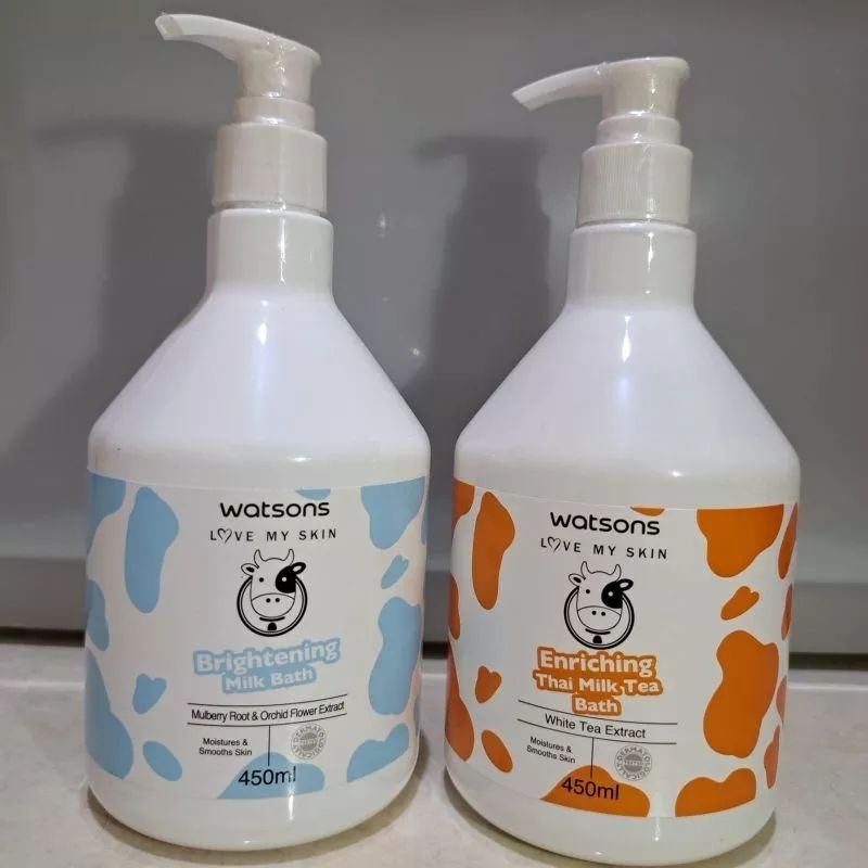 Jual Watsons body wash brightening milk bath / sabun pencerah / sabun ...