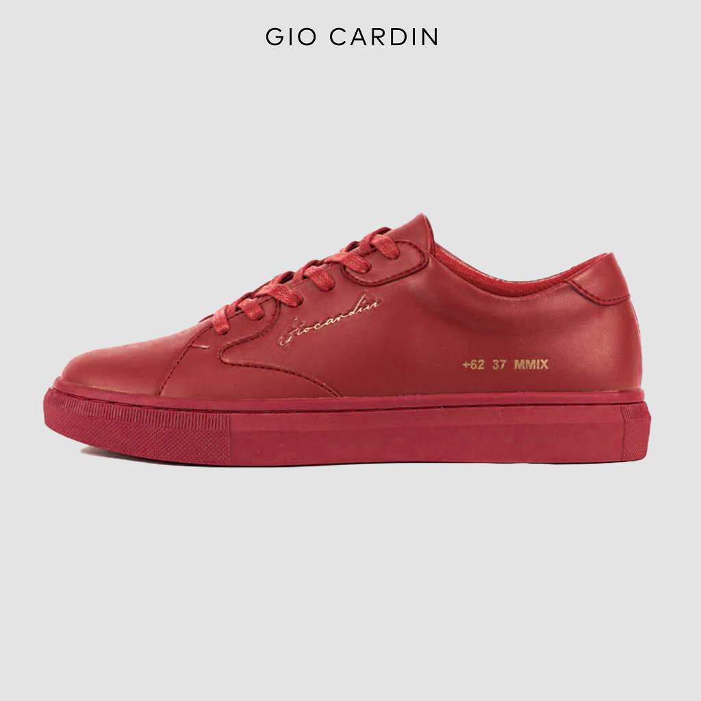 Jual GIO CARDIN - Sneakers Wanita Merah LAH-06 Triple Red | Shopee ...