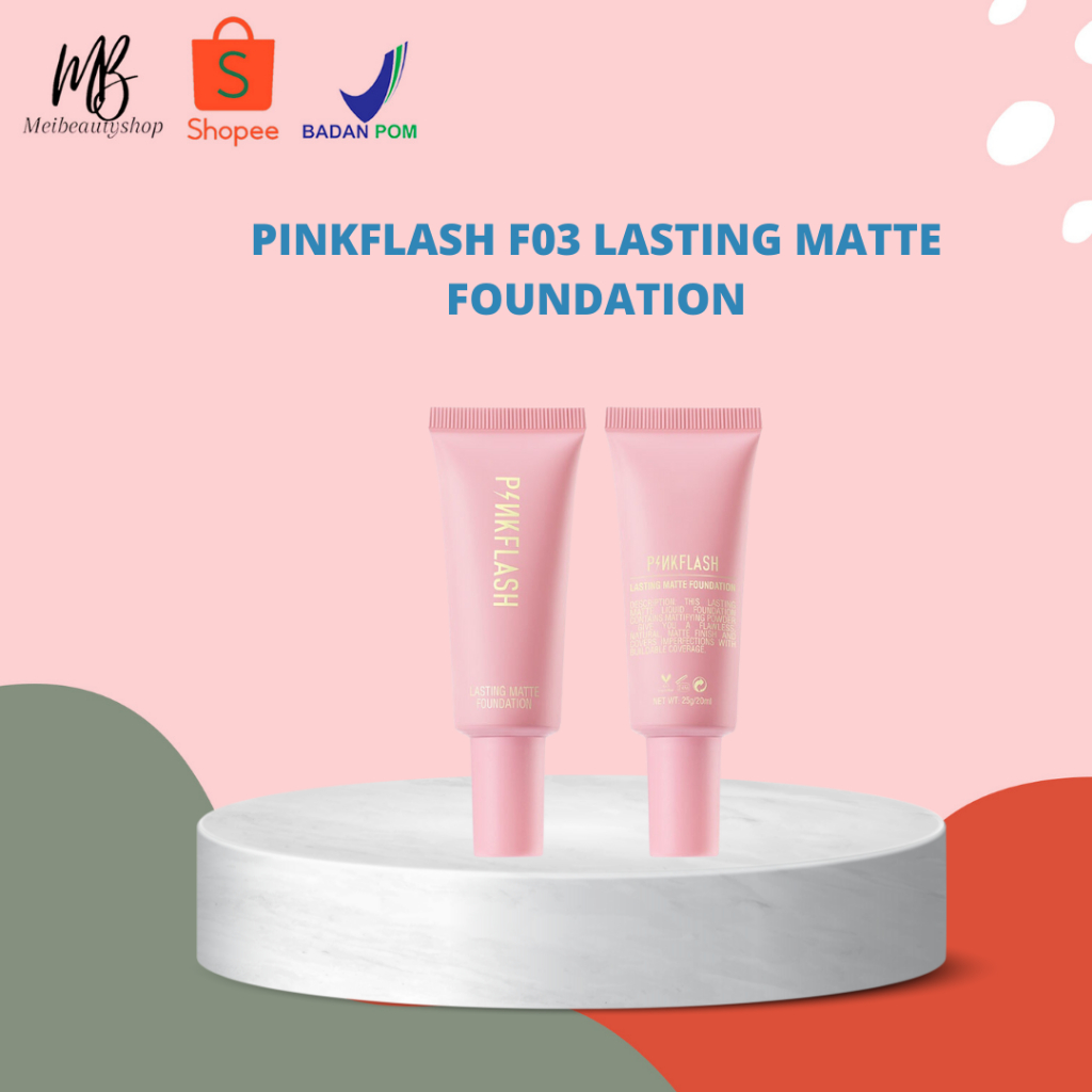 Jual PINKFLASH F03 LASTING MATTE FOUNDATION | Shopee Indonesia