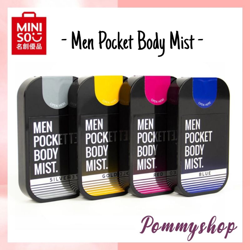 Jual Miniso Men Pocket Body Mist 35ml / Men Scent Spray | Shopee Indonesia