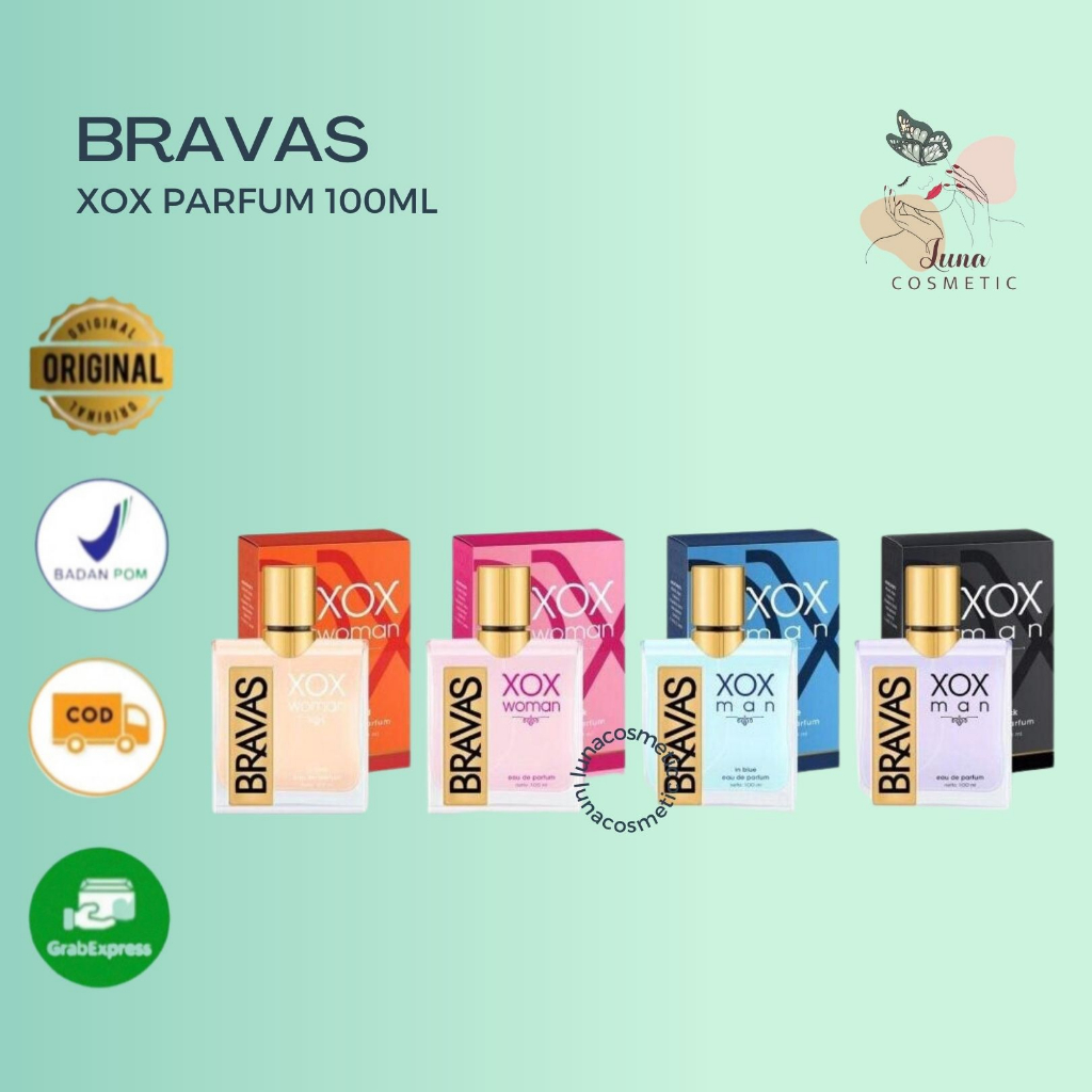 Jual BRAVAS PARFUM XOX WOMEN /MEN | Shopee Indonesia
