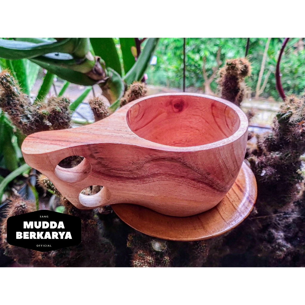 Jual Gelas Bambu Kayu Kuksa Gelas Cangkir Bambu Kopi Tradisional Bamboo ...