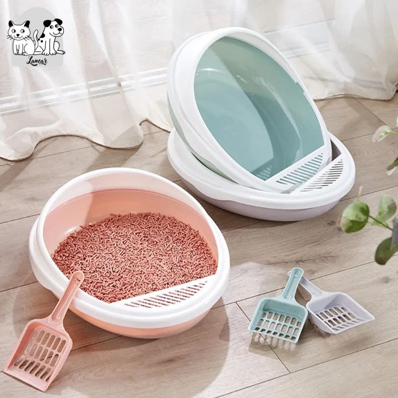 Jual Tempat Pasir Kucing Bentuk Telur Free Scoop / Cat Litter Box / Bak ...