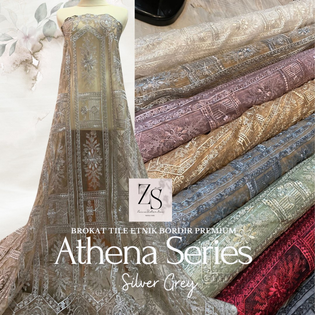 Jual Kain Tile Bordir Etnik Sapto Motif Sumba Premium Athena Series ...
