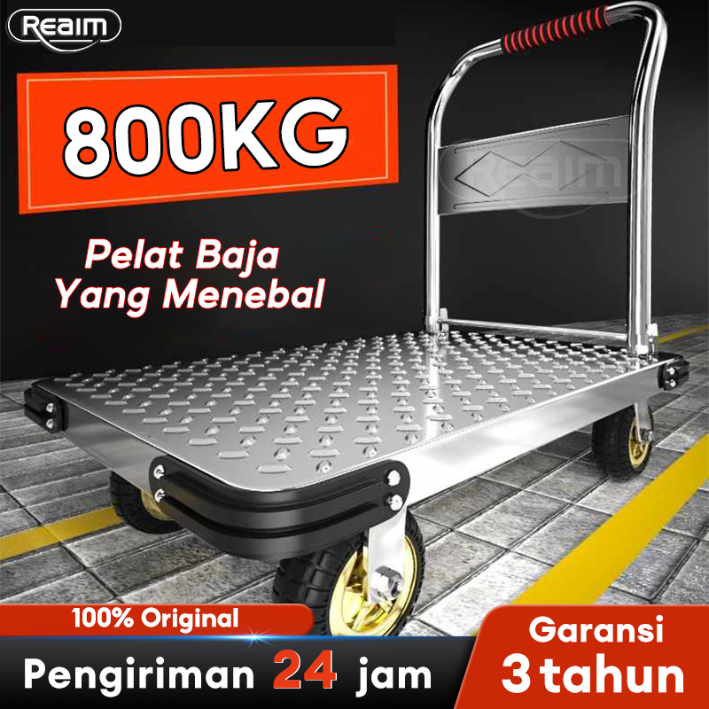 Jual Troli Barang Lipat Hand Truck Model Besi 800 Kg／ Trolley / Troli ...
