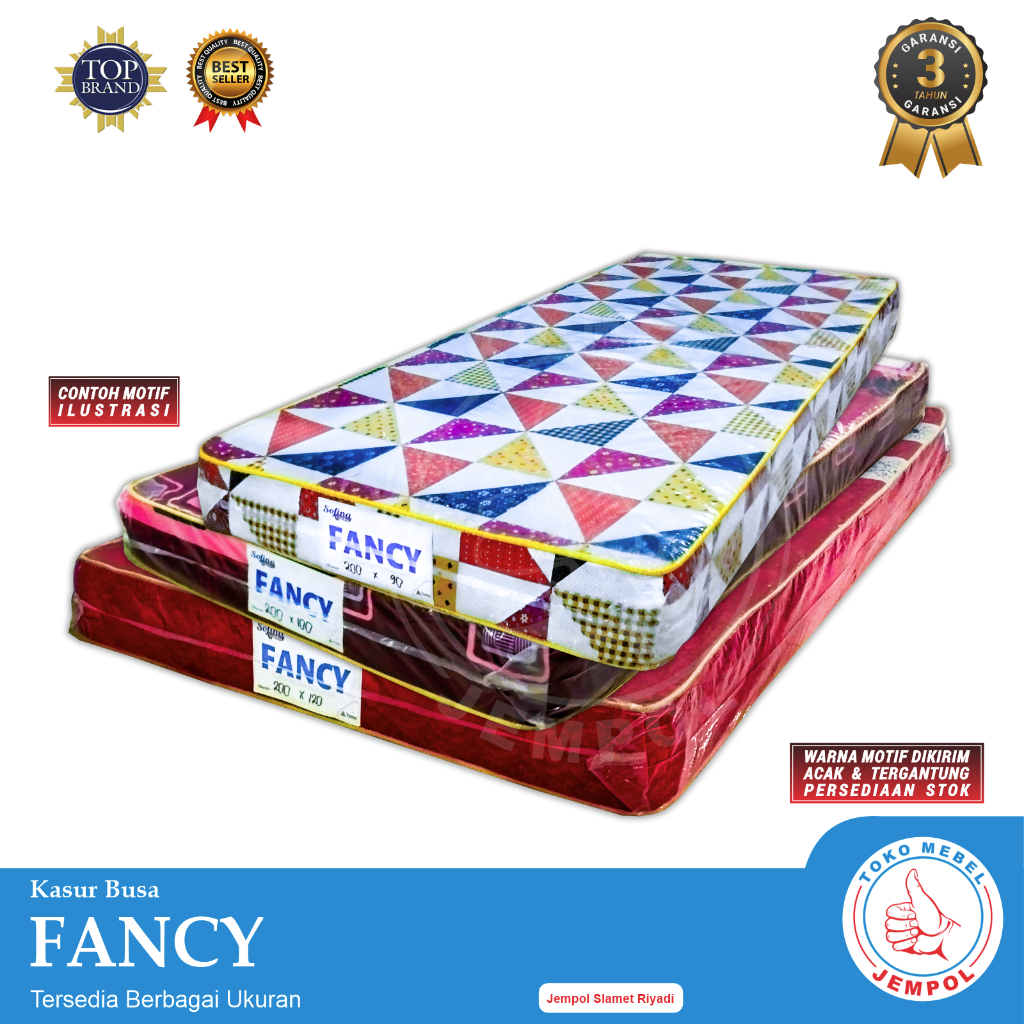 Jual Busa Fancy Tebal 14cm Kasur Busa Kain Katun Bergaransi busa 3 ...