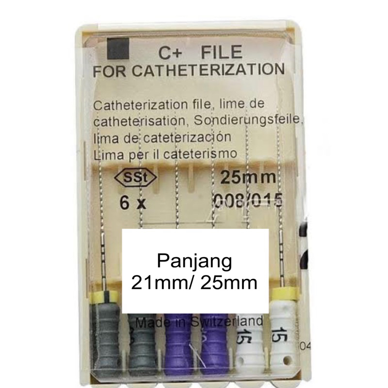 Jual C file / c+ file endo 21 / 25mm skill lab | Shopee Indonesia