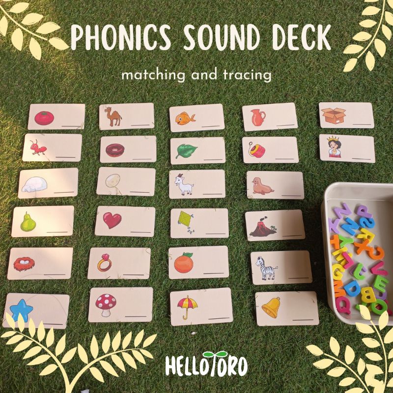 Jual Phonics Sound Deck Montessori Language | Shopee Indonesia