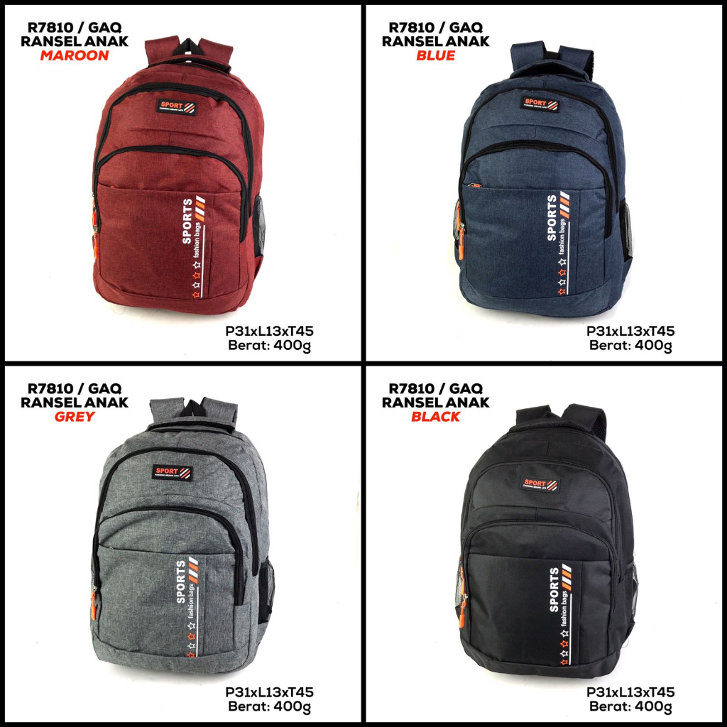 Jual TAS RANSEL PRIA IMPORT TAS SEKOLAH ANAK SD SMP SMA TAS SIMPLE ...