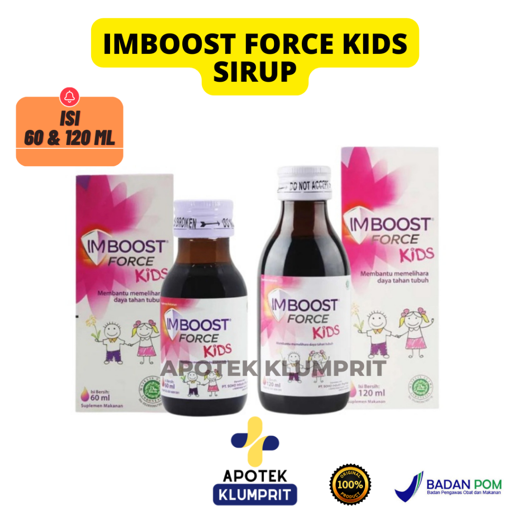 Jual IMBOOST FORTE KIDS SIRUP / DAYA TAHAN TUBUH / 60 ML / IMBOOST ...