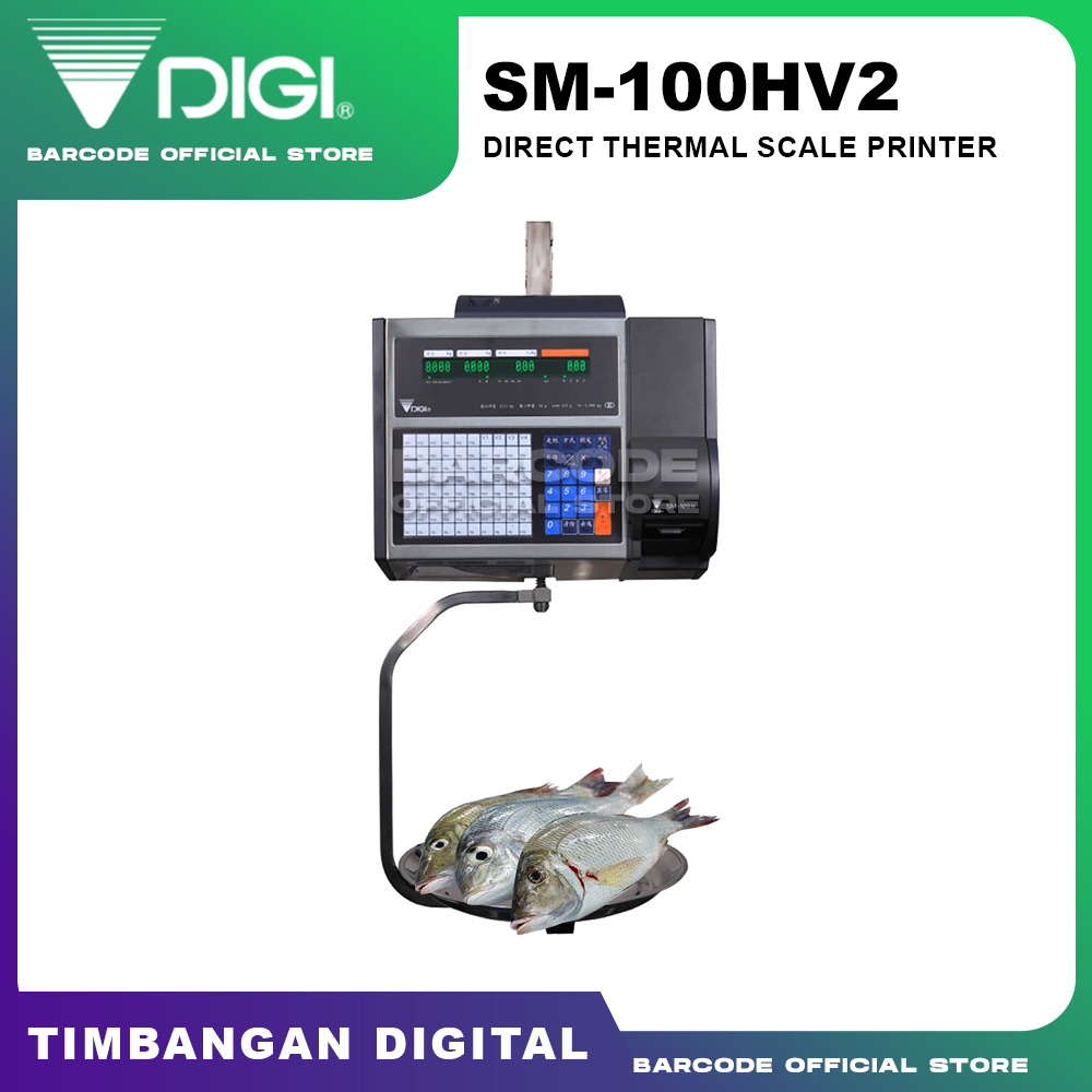 Jual DIGI SM100HV2 Timbangan Digital 15 kg Cetak Struk Nota Penjualan ...