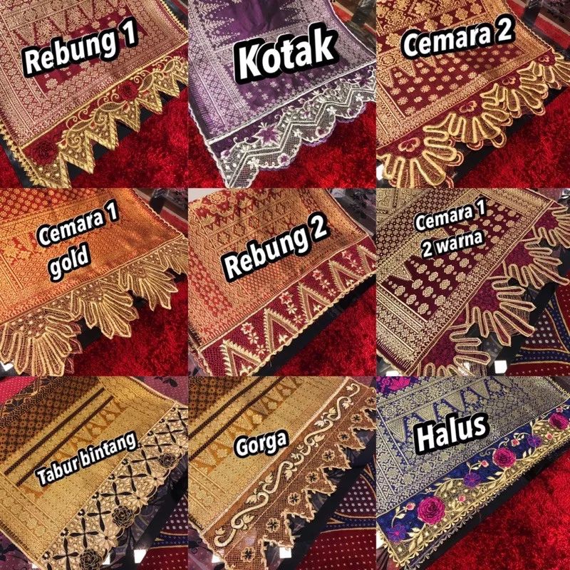 Jual bordir selendang / songket palembang asli tenun tangan | Shopee Indonesia