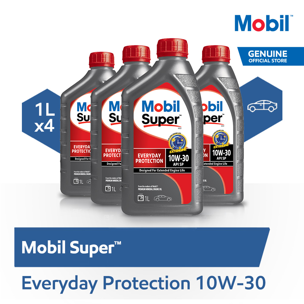 Jual Oli Mesin - Mobil Super™ Everyday Protection 10W-30 1L (4 Botol ...
