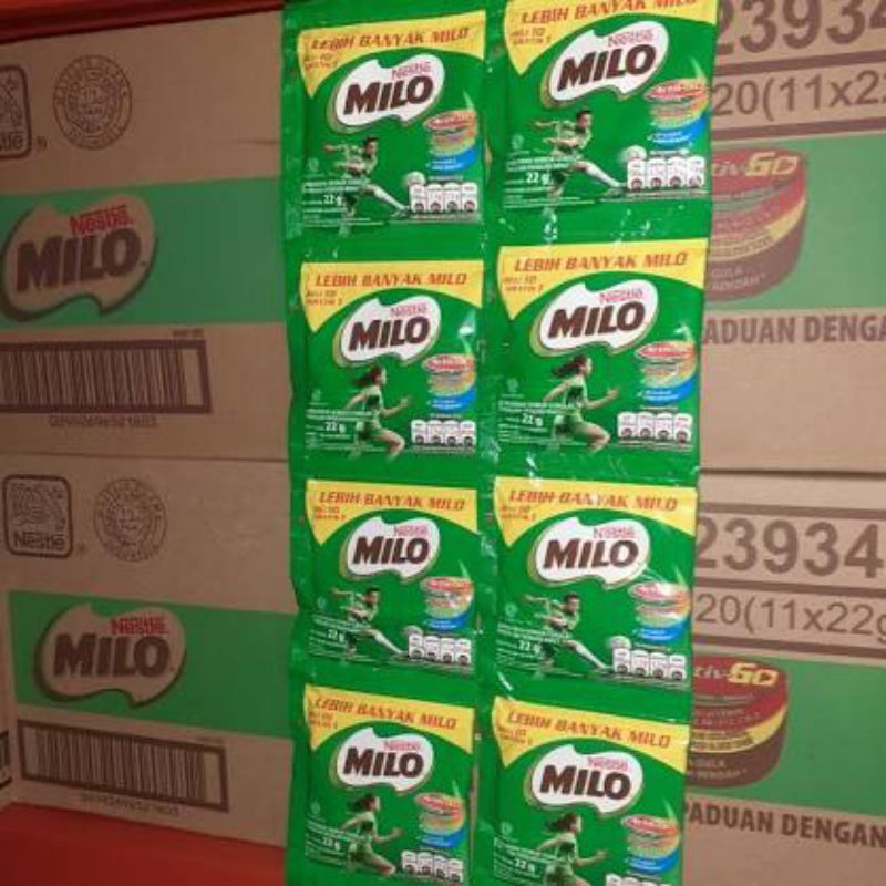 Jual SUSU MILO 22 Gram ISI 10 SACHET | Shopee Indonesia