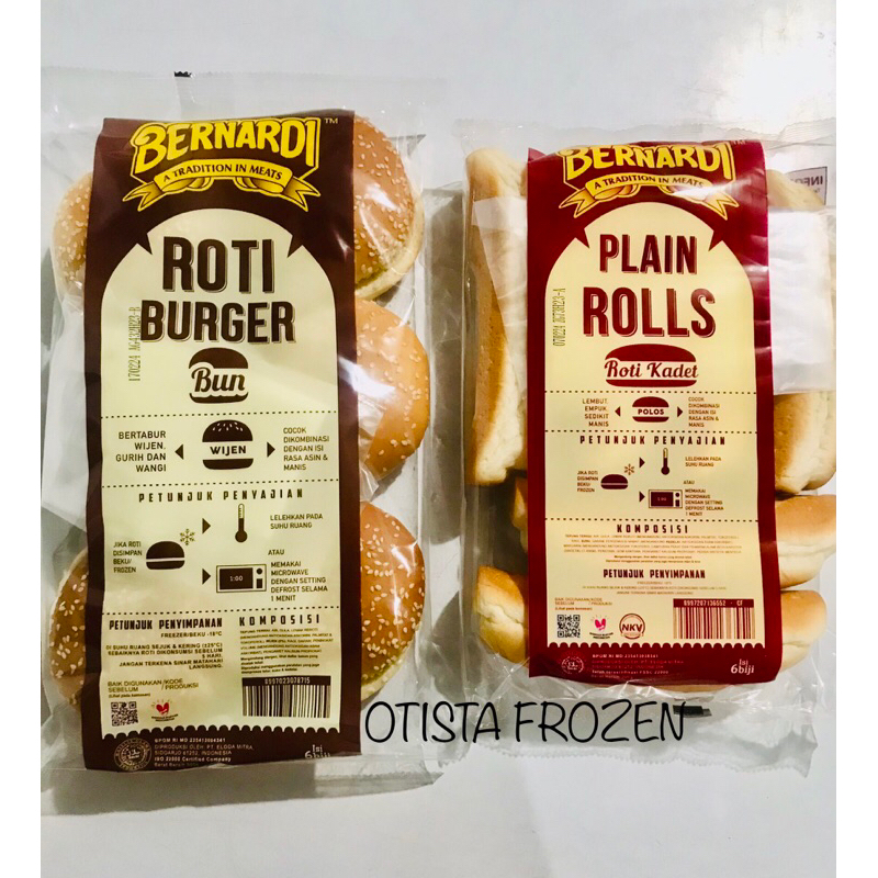 Jual BERNARDI ROTI BURGER MINI / VITALIA ROTI BURGER / BERNARDI ROTI ...