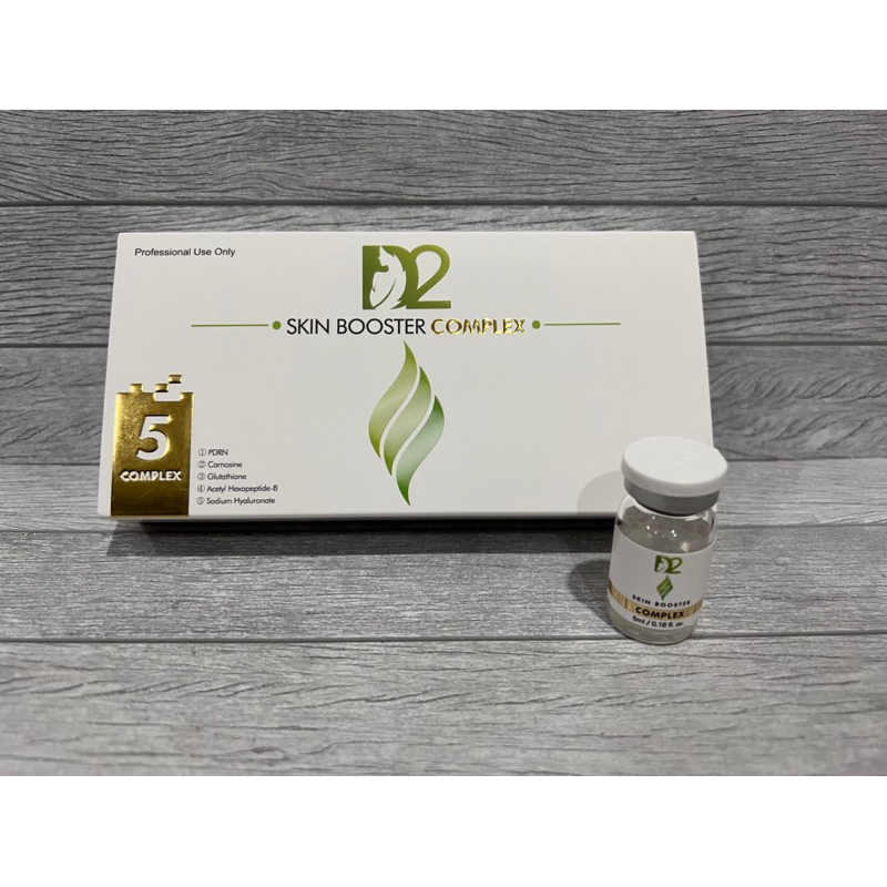 Jual D2 skinbooster serum Salmon DNA skin booster complex | Shopee ...
