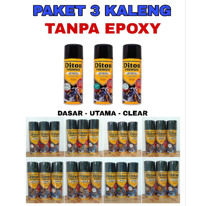 Jual C. pilok pilox diton premium PAKET 3 KALENG tanpa EPOXY premium ...