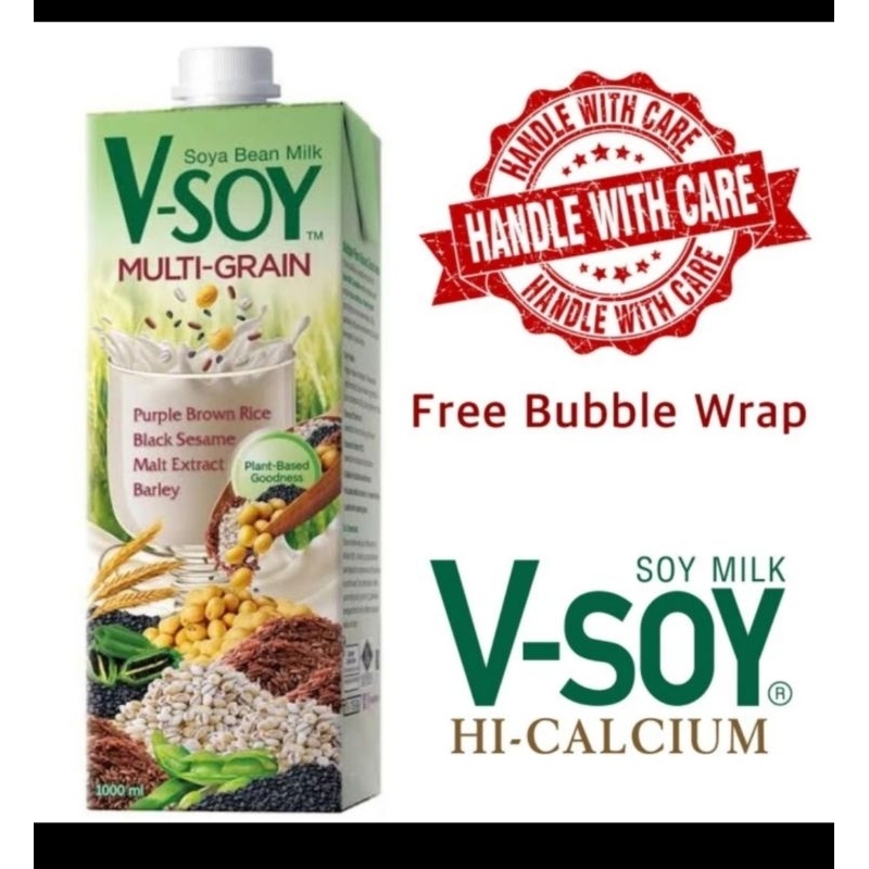 Jual V-SOY Multi Grain soy milk 1Ltr | Shopee Indonesia