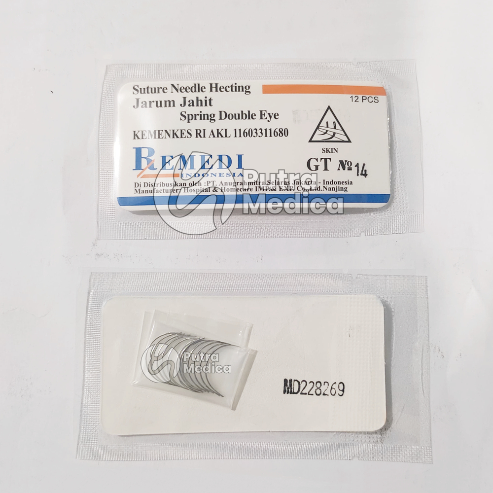 Jual Remedi Surgical Needle [Kulit] - 1 Pack / Suture Hecting Bedah ...