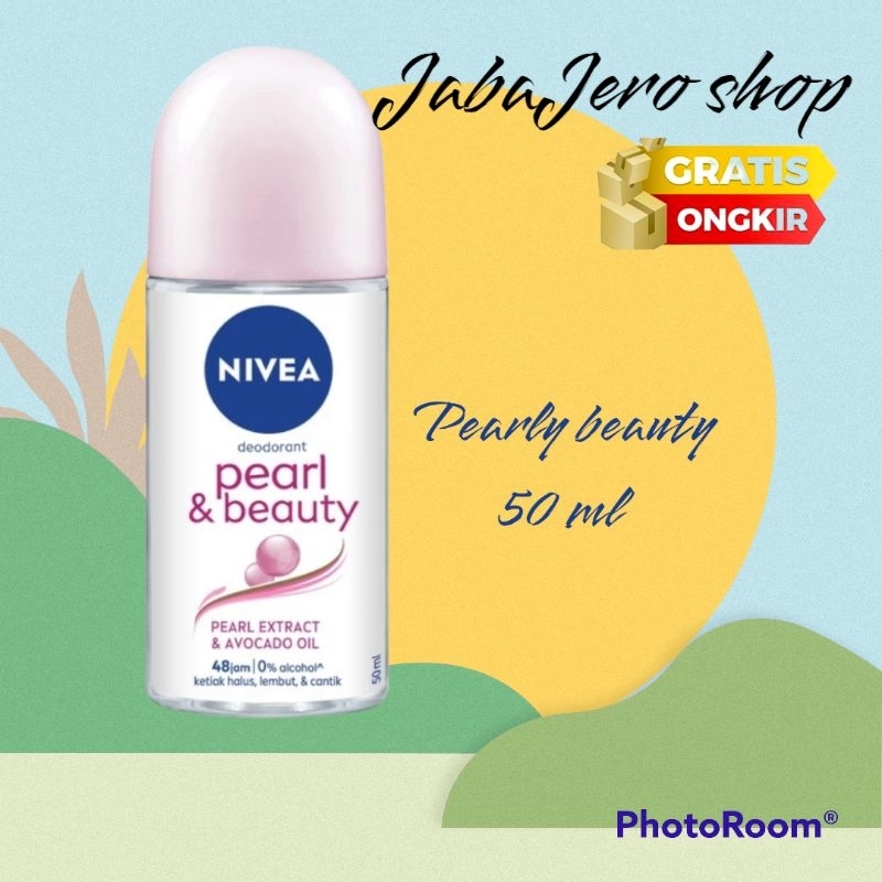 Jual Nivea Deodorant Pearly Beauty bright vitamin C roll On 50 ml botol ...
