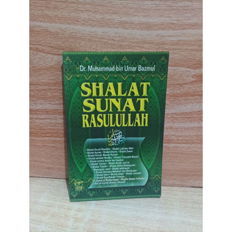 Jual Buku Shalat Sunat Rasulullah By Dr Muhammad Bin Umar Bazmul ...