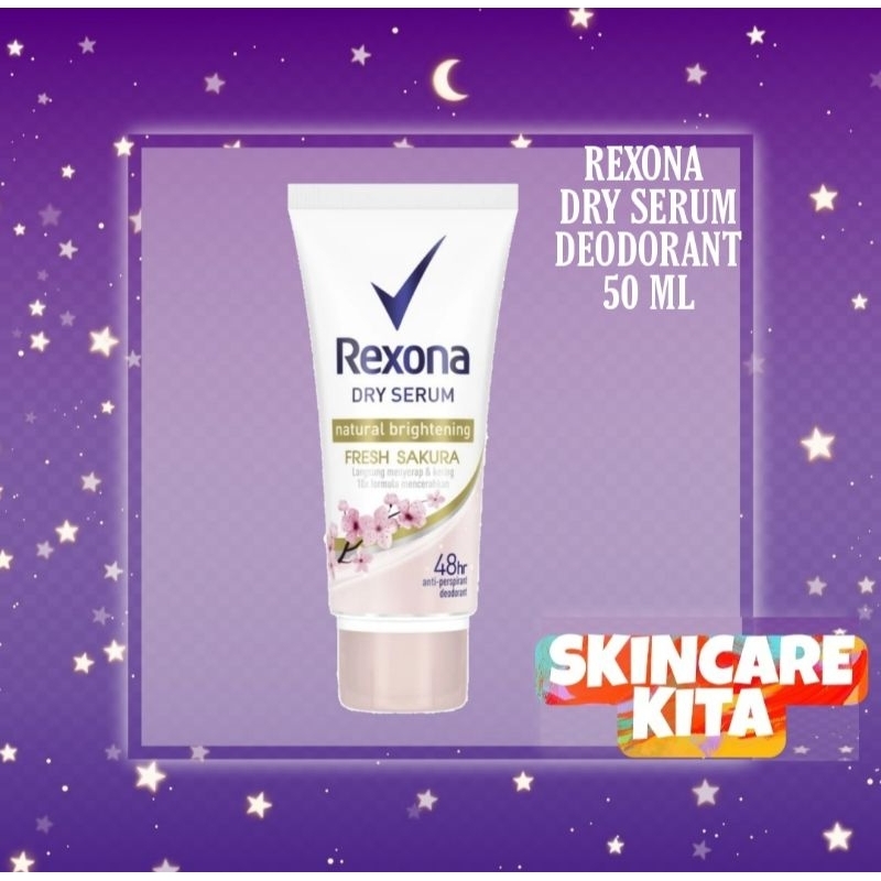Jual Rexona Women Deodorant Dry Serum Natural Bright Sakura 50 ML ...
