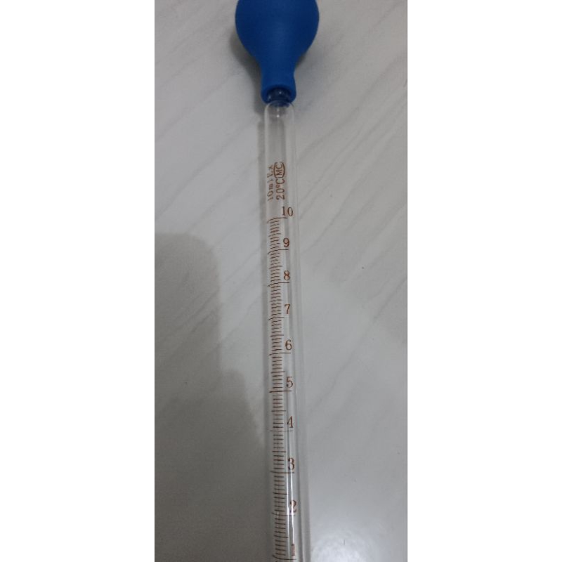 Jual Pipet tetes kaca skala 10 ml 5ml 25 ml pipet berskala pipet ukur ...