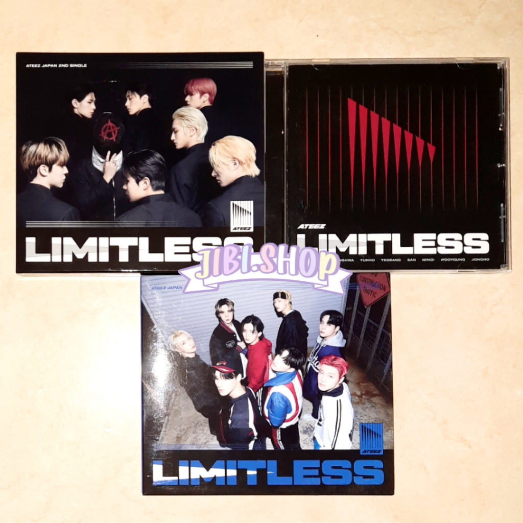 Jual (album only) ateez limitless official japan japanese album cd ...