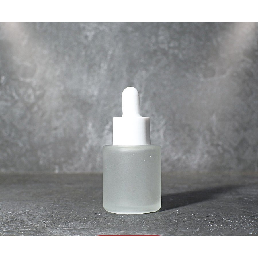 Jual BOTOL RF 20ML FROSTED PIPET RING PUTIH / BOTOL KACA FROSTED RF ...