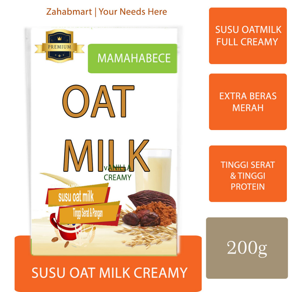 Jual Susu Oatmilk Low Fat Oat Milk Susu Rendah Kalori Untuk Diet Susu ...