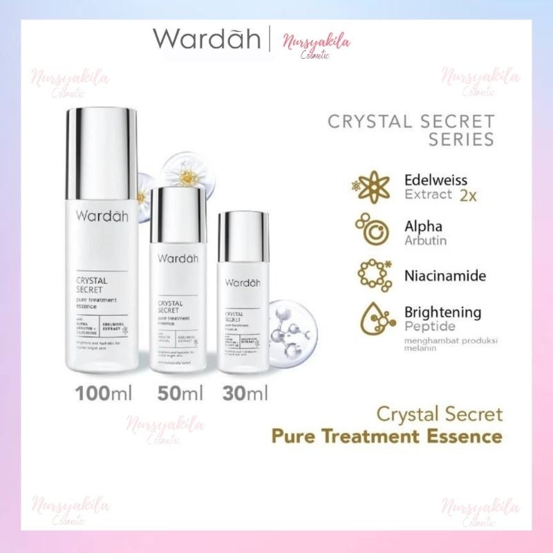 Jual Wardah Crystal Secret Pure Treatment Essence - Serum Wajah / White ...
