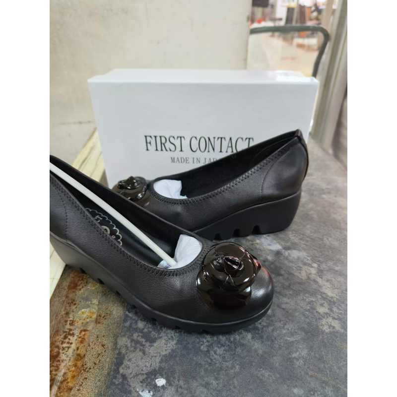 Jual Sepatu first contact wedge 6cm made in japan | Shopee Indonesia