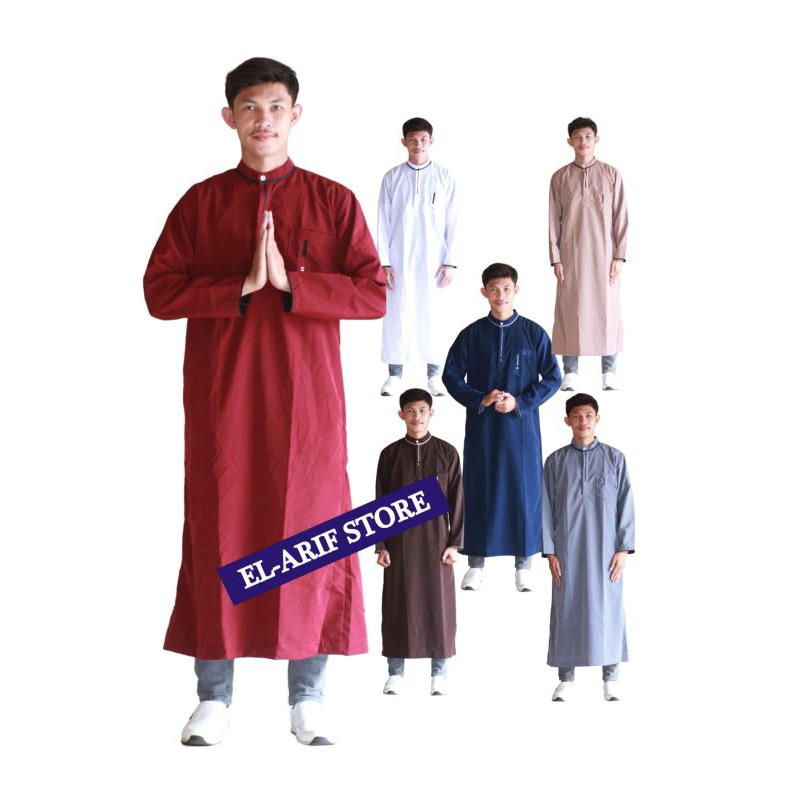 Jual Jubah gamis pria arab pakistan dewasa model terbaru yg mewah ...