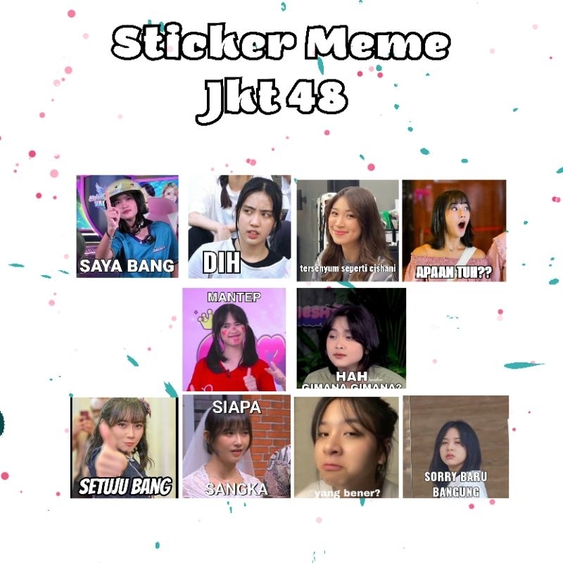 Jual STICKER MEME JKT 48 | Shopee Indonesia