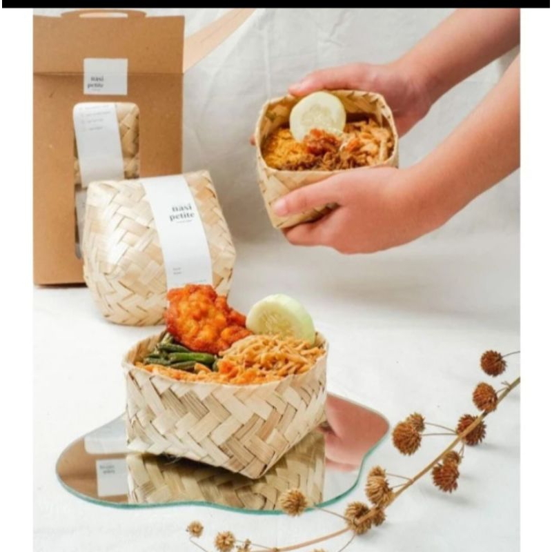 Jual besek bambu uk10x10cm besek souvenir besek mini besek murah ...