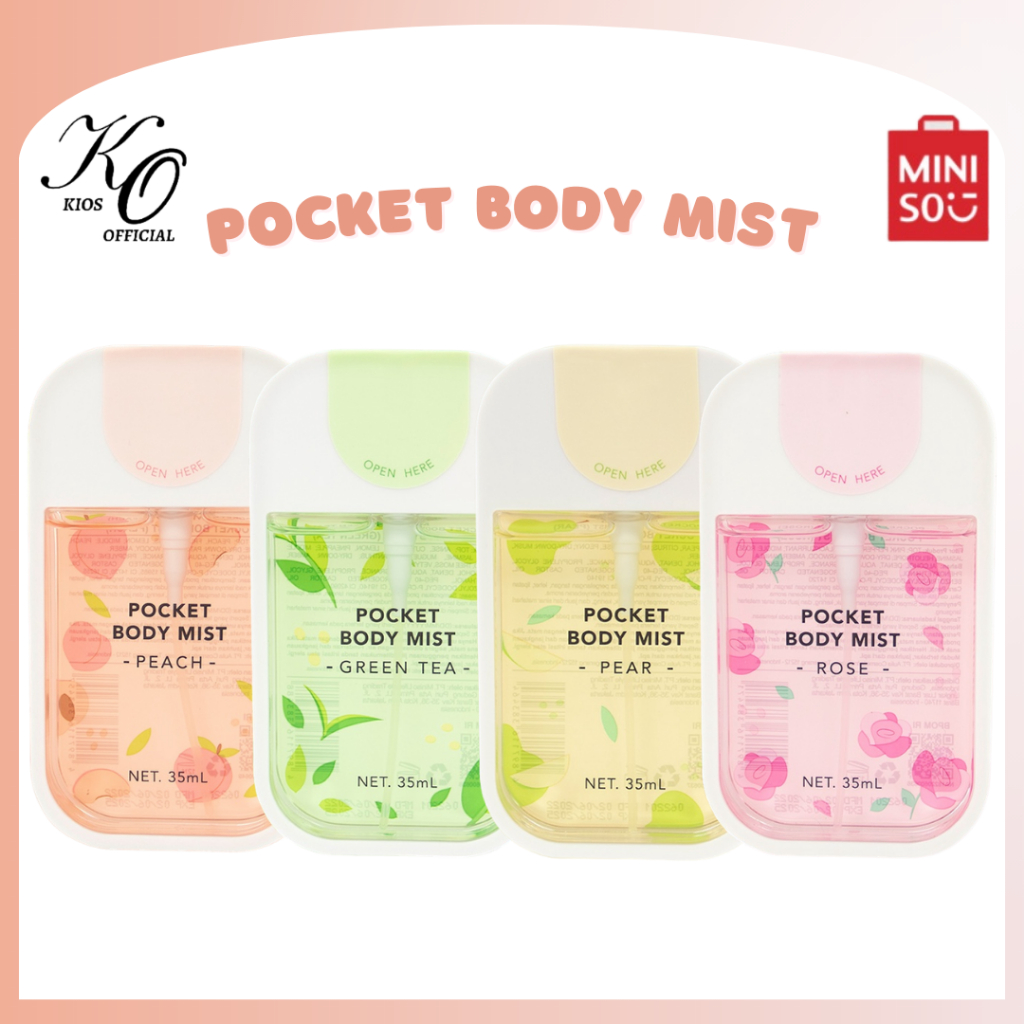 Jual Miniso Pocket Body Mist 35ml/Body Spray/Parfum Wanita | Shopee ...