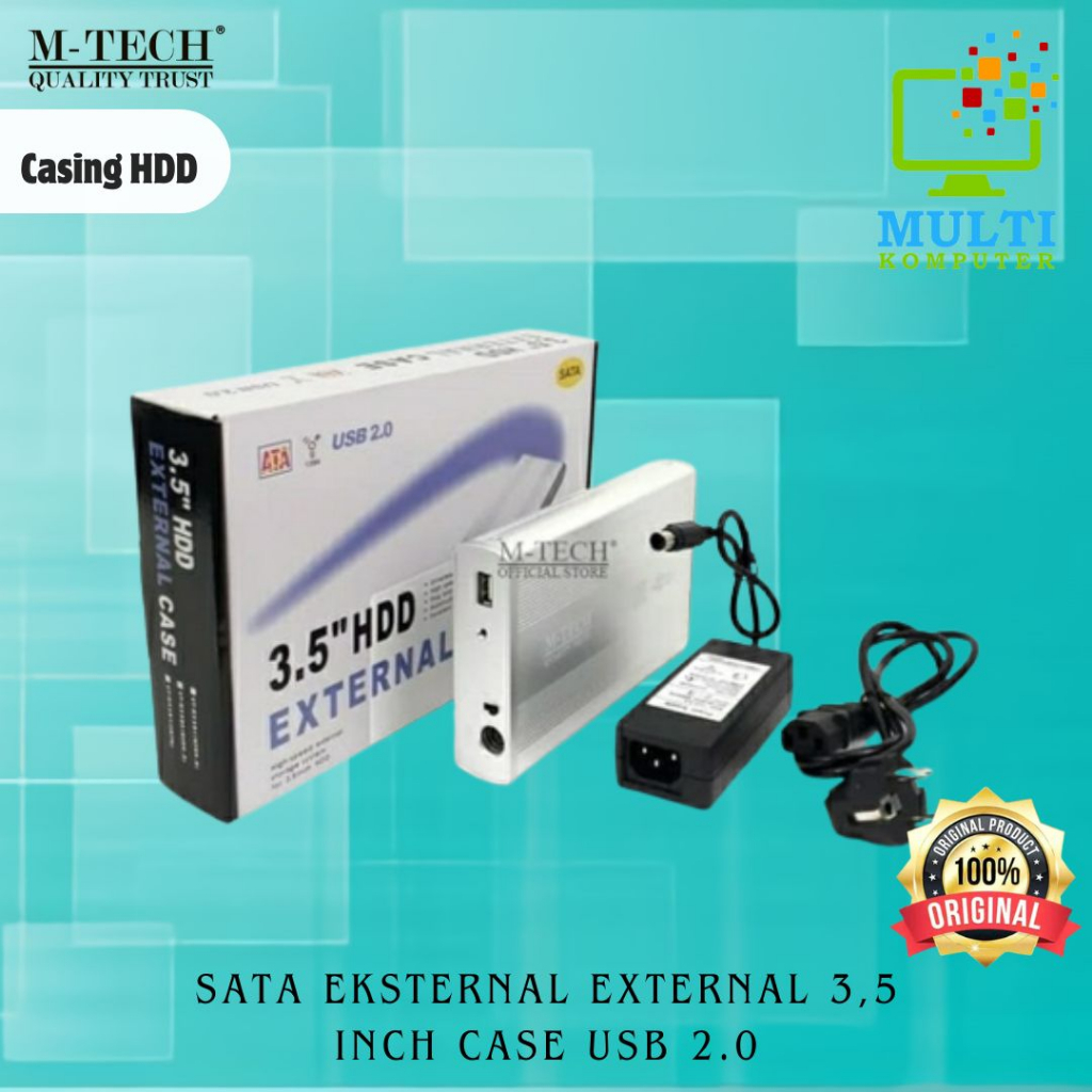 Jual External Case Casing 3.5" 3,5" HDD SATA Hardisk Eksternal PC ...