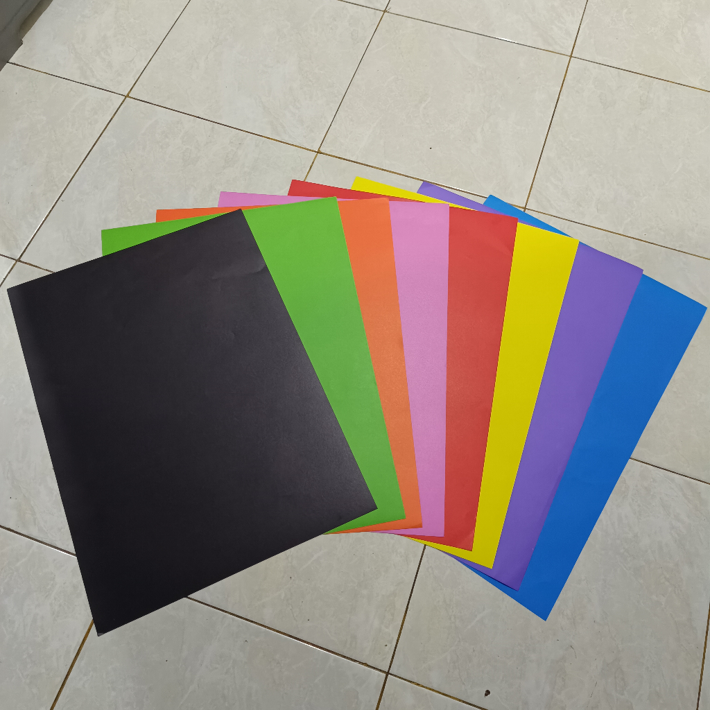 Jual Kertas warna warni ukuran besar omega foil | Shopee Indonesia