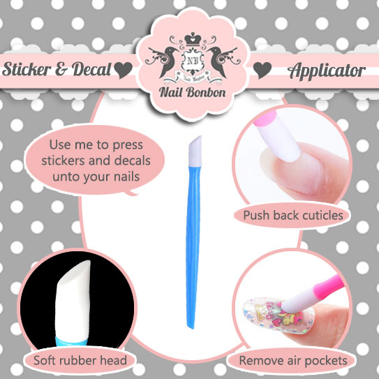 Jual Sticker Decal Applicator Press Alat Tempel Stiker Decal Kuku ...