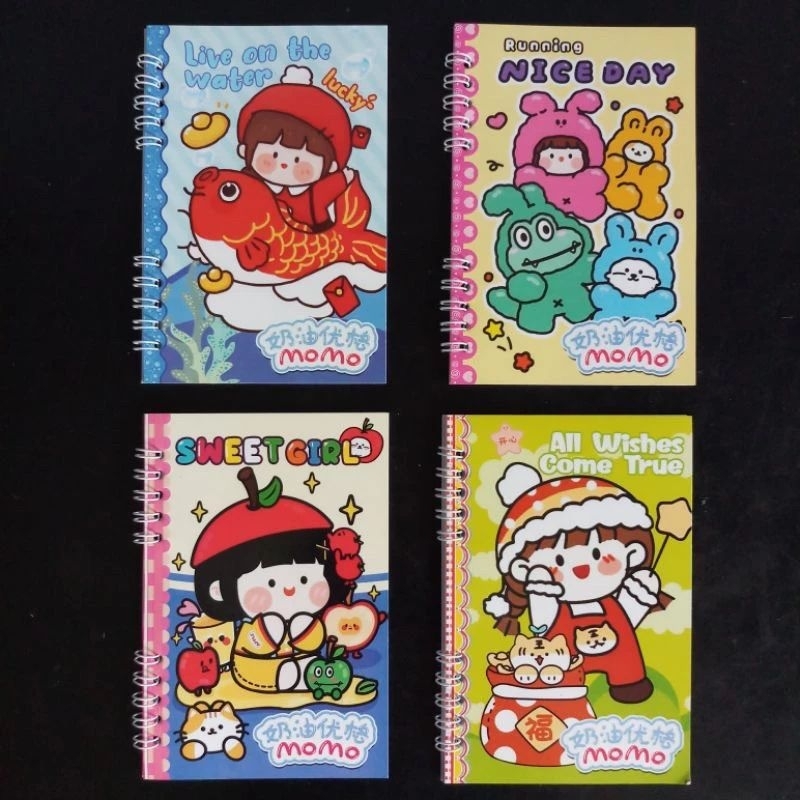 Jual NOTEBOOK ANAK KARAKTER LUCU / BUKU NOTEBOOK SPIRAL ANAK LUCU ...