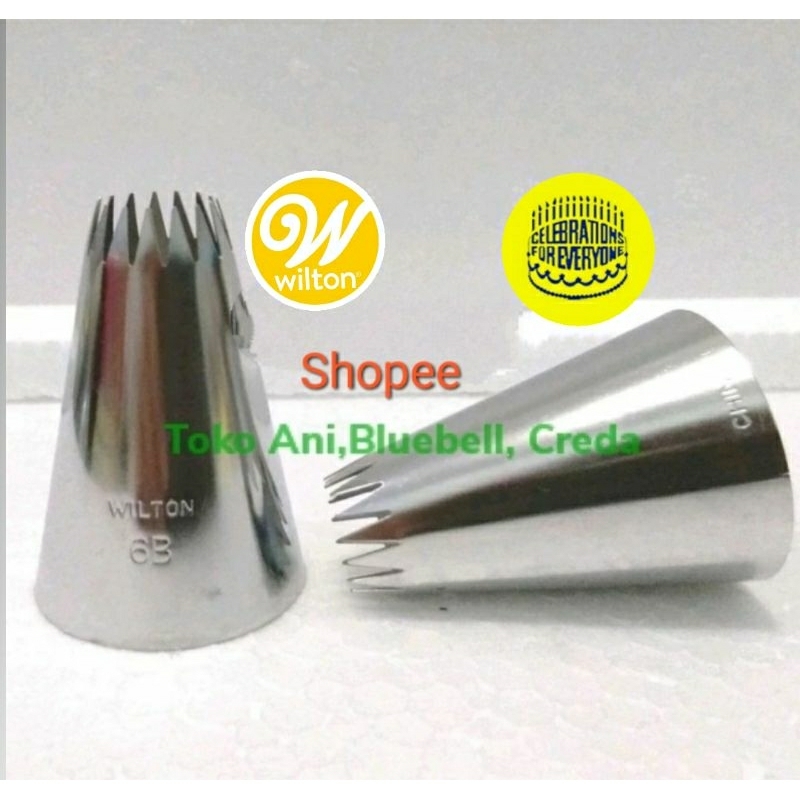 Jual Wilton Open Star Piping Tips #6B / Wilton Spuit Bintang # 6B ...