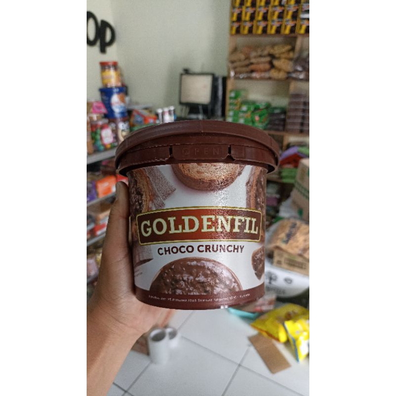Jual Selai GOLDENFILL CHOCO CRUNCHY DAN SKIPPY 1KG | Shopee Indonesia