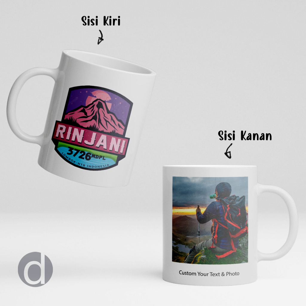 Jual Mug Gelas Desain Gunung Para Pendaki Custom Foto dan Nama | Shopee ...