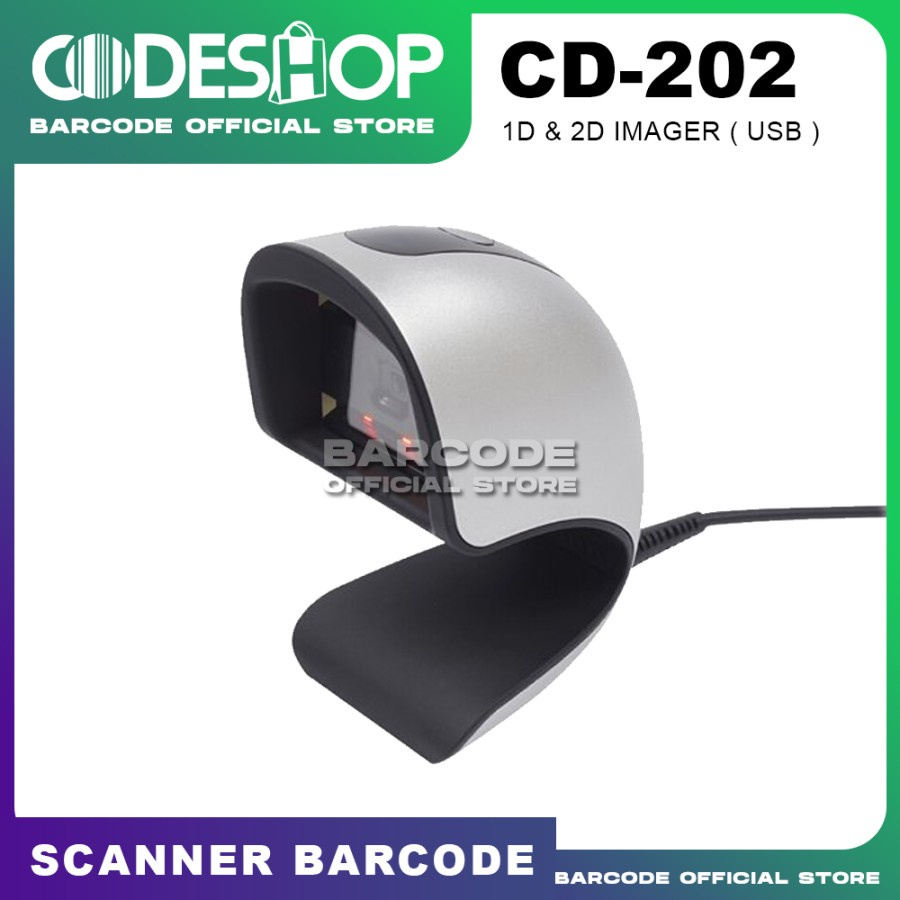 Jual Codeshop CD-202 Scanner Barcode 1D 2D 2 Dimensi Imager Scan ...