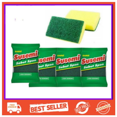 Jual Susemi Sabut Spon Scouring Pad Spons | Shopee Indonesia