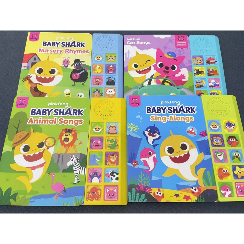 Jual Buku Soundbook Sound Book Baby Shark Animal Songs Nursery Rhymes ...